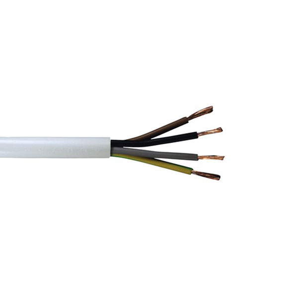 Cablu H03VV-F 4 G 0.75, alb